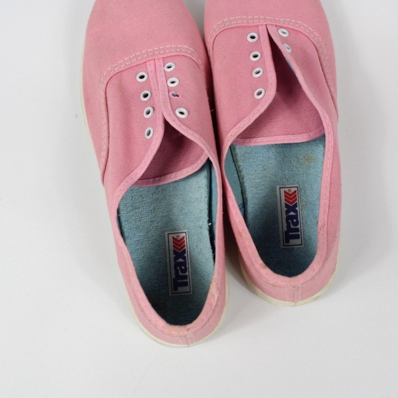 Trax | Shoes | Vintage 97s Trax Canvas Sneakers Shoes Pink 7 | Poshmark